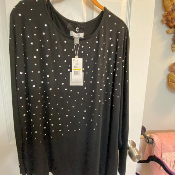 Cupio | Tops | Nwtcupio Asymmetricalstudded Topmed | Poshmark